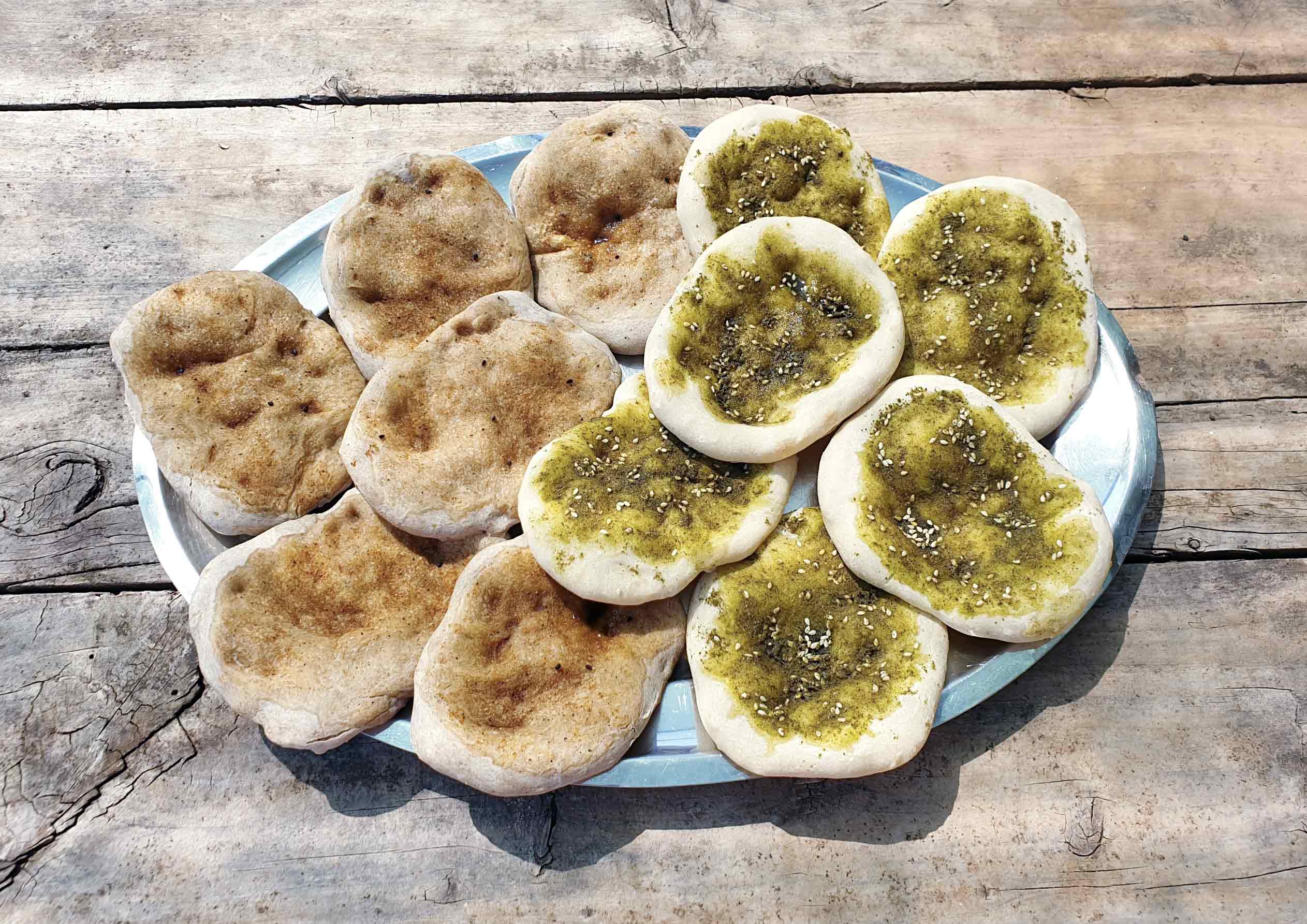 Flat bread alle spezie libanesi - Forno Condiviso